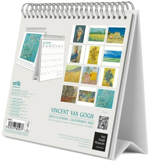 Настолен календар Grupo Erik - Van Gogh, 2025 година - Книжарница Orange Настолен календар Grupo Erik - Van Gogh, 2025 година - Книжарница Orange